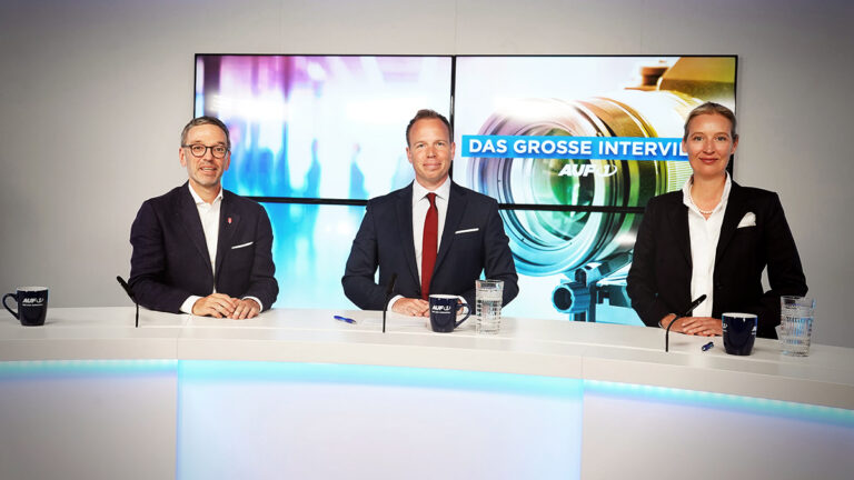 Herbert Kickl und Alice Weidel erstmals zusammen im Interview: "Wende ...