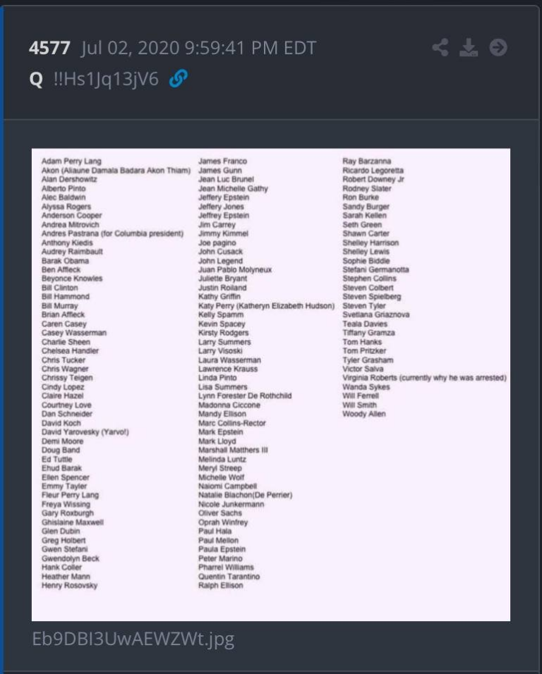 Freigabe der Epstein-Namensliste vertagt. Im Internet kursierende Liste nicht verifizierbar.