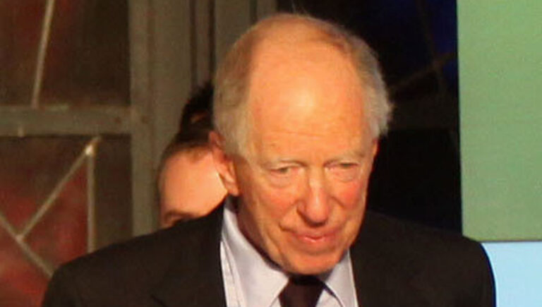 Oberhaupt der Rothschilds, Baron Jacob Rothschild im Alter von 87 ...