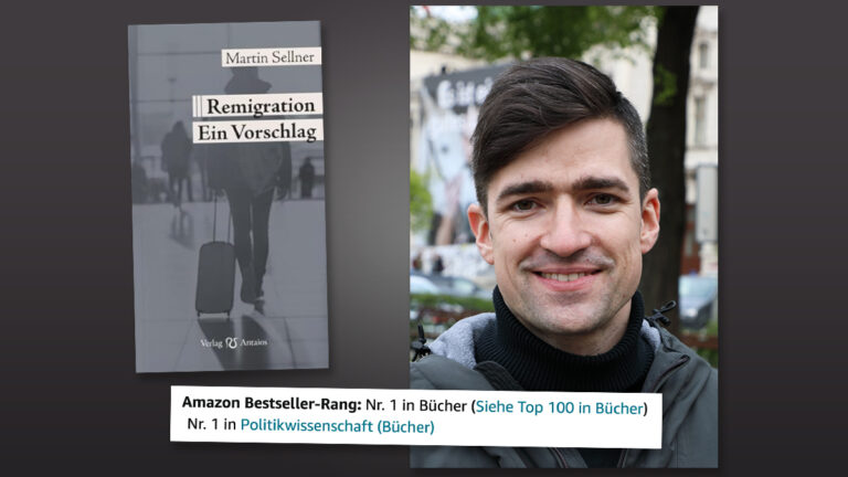 Unfreiwillige Werbekampagne durch Correctiv: Martin Sellners Buch zur Remigration ist Bestseller!